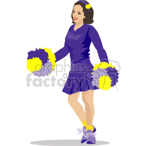 Clip Art / Sports / Cheer Leaders and more related vector clipart ...