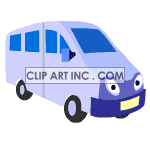 17 Blue van clipart - Graphics Factory